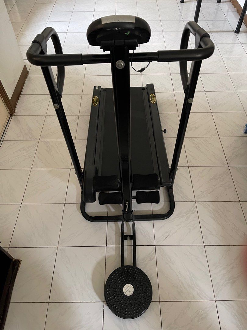 Questor Manual Treadmill (ST-8268-3) with Magnetic Wave Body Height ...