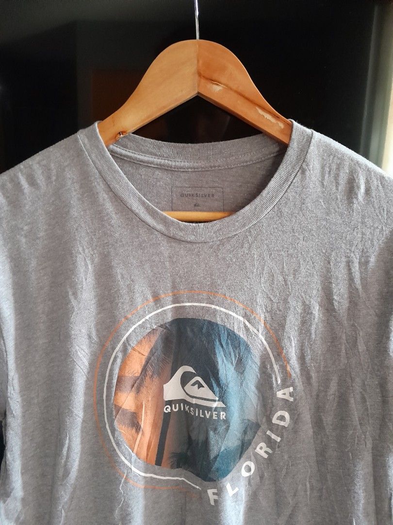 Quicksilver Shirt, Men's Fashion, Tops & Sets, Tshirts & Polo Shirts on ...