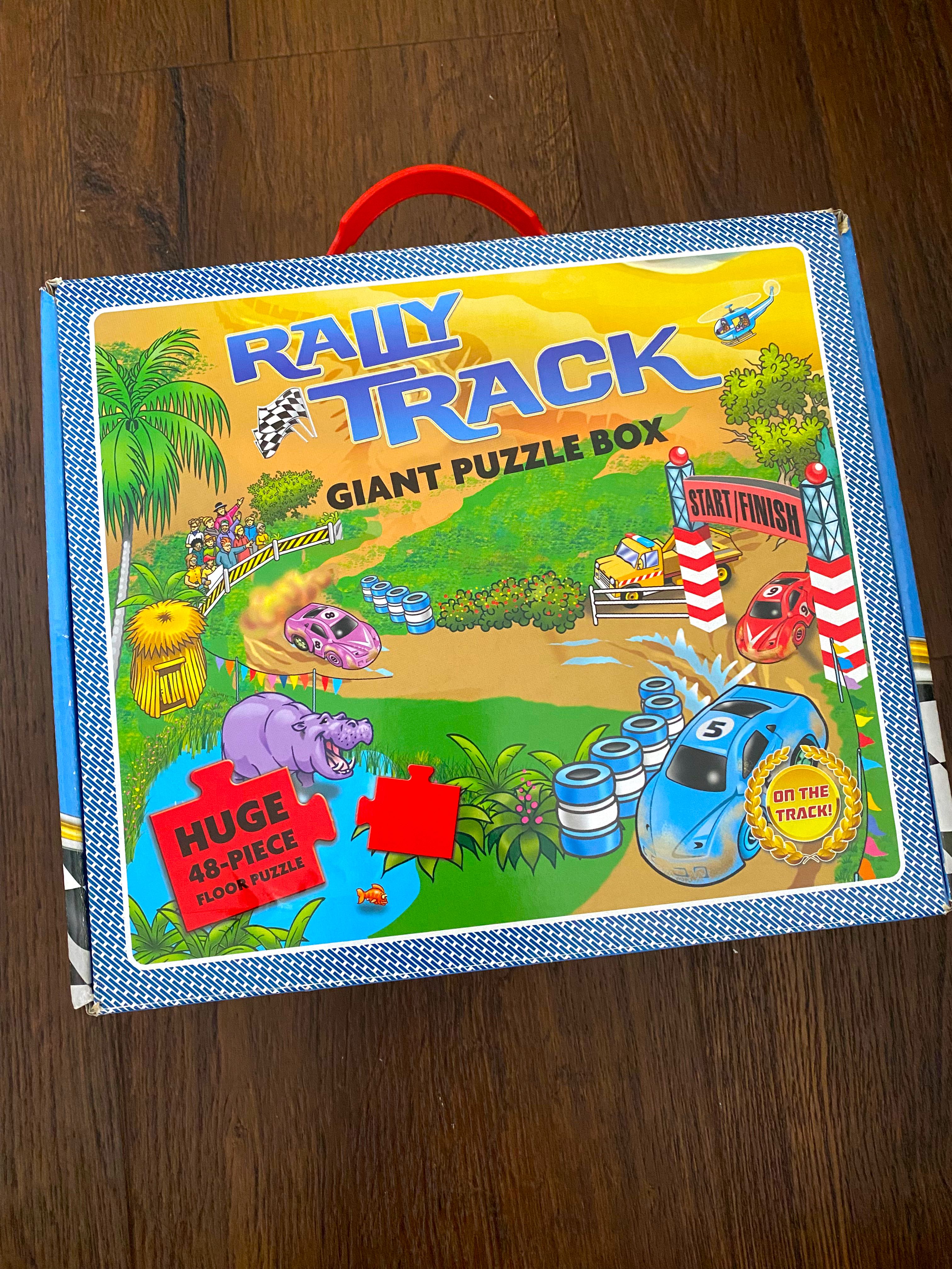 Rally Track Giant Puzzle Box, Hobbies & Toys, Toys & Games on Carousell