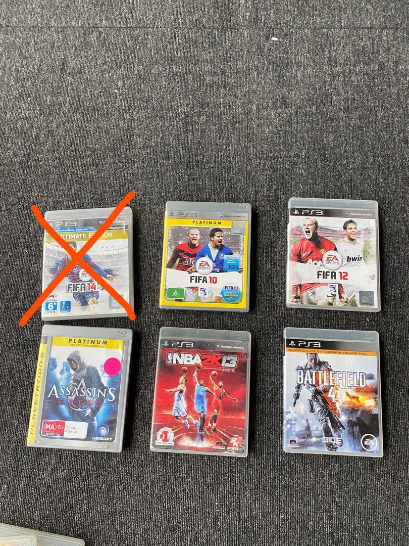 *RARE* PS3 GAMES (call of duty / street fighter / armoured core / fifa ...