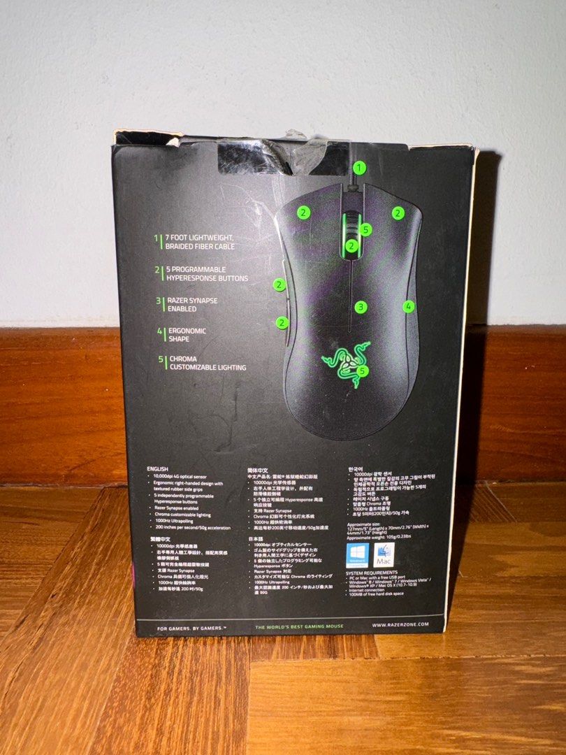 Razer Deathadder Crhoma, Computers & Tech, Parts & Accessories, Mouse ...