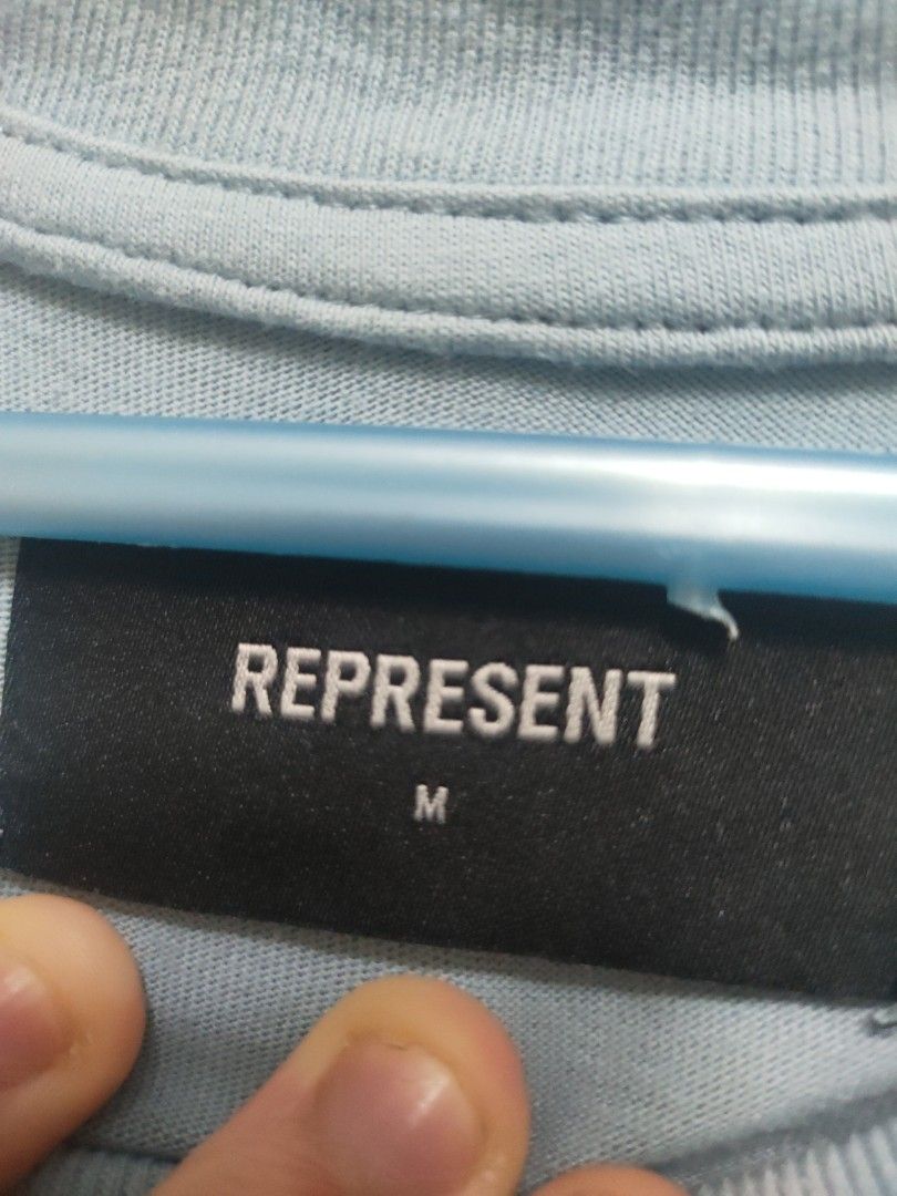 Represent Owner's Club Powder Blue Tee, Men's Fashion, Tops & Sets ...