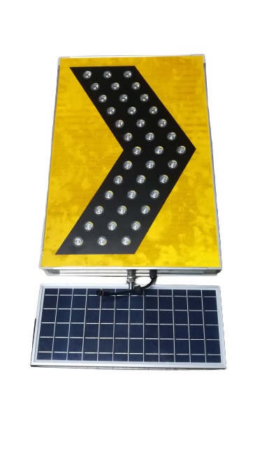 Road Sign Solar LED Flashing Single Arrow Signs, Furniture & Home ...