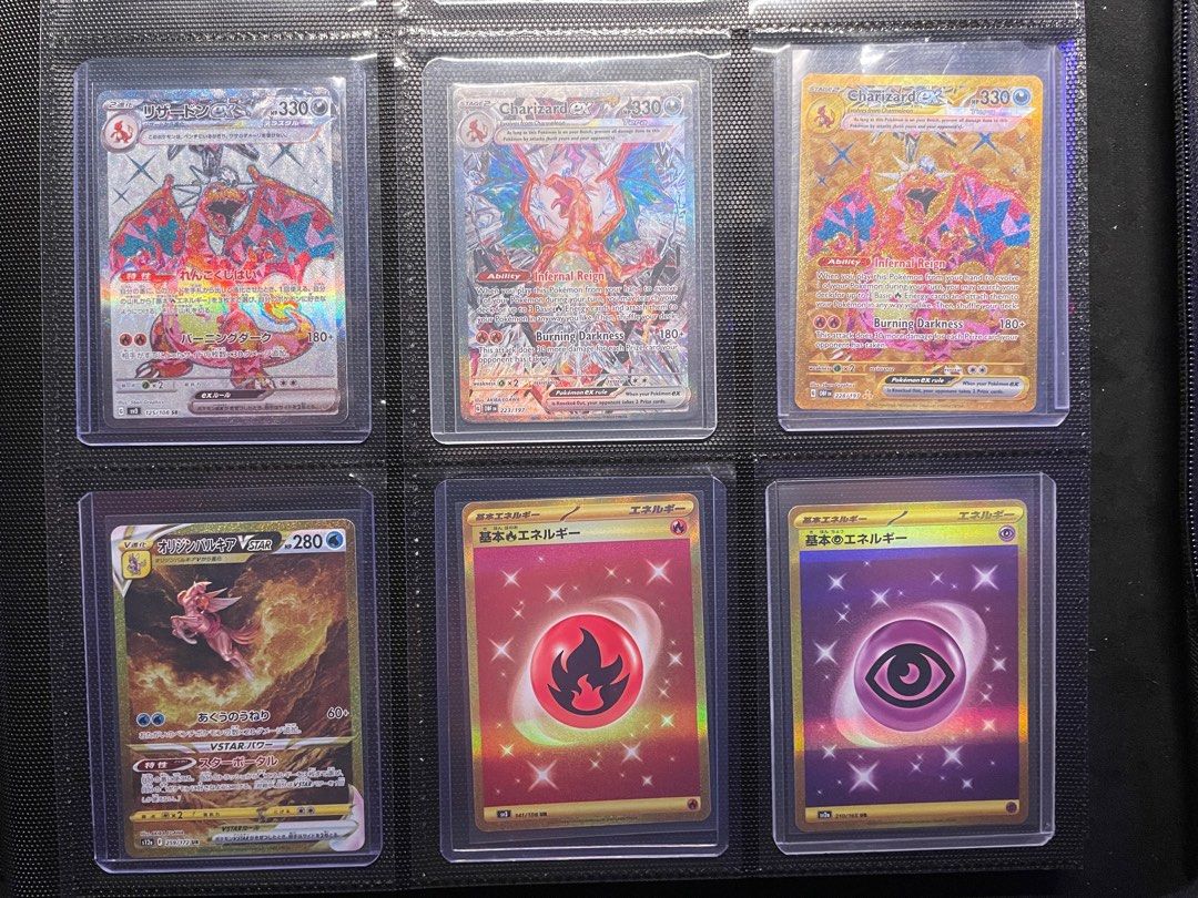 Obsidian Flame charizard SAR & gold zard & robf zard sr, Hobbies & Toys ...