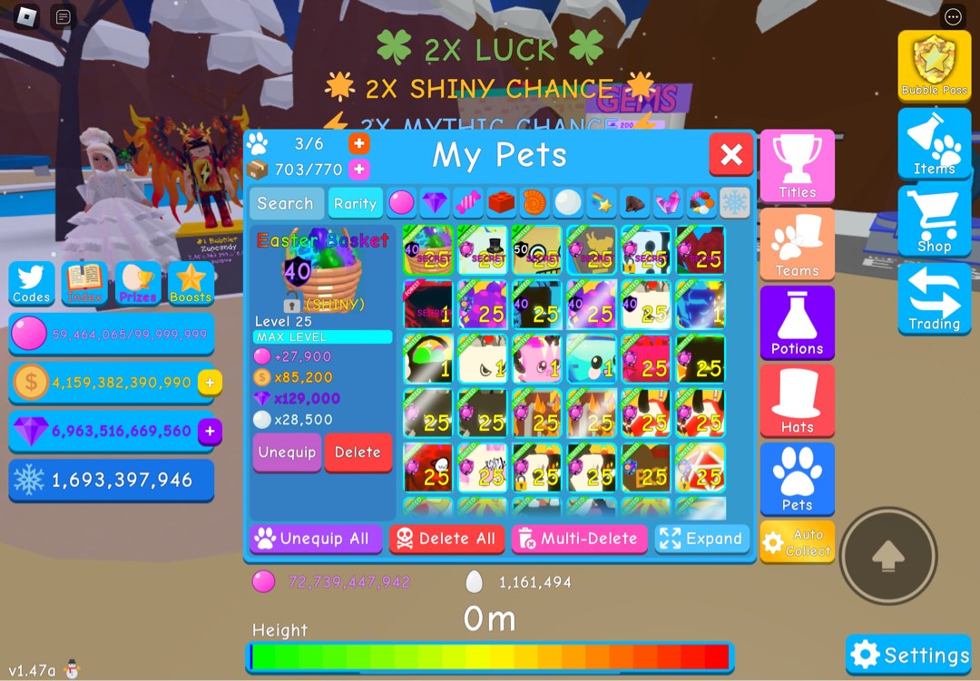 Roblox Bubble Gum Simulator, 電子遊戲, 遊戲機配件, 遊戲週邊商品 - Carousell