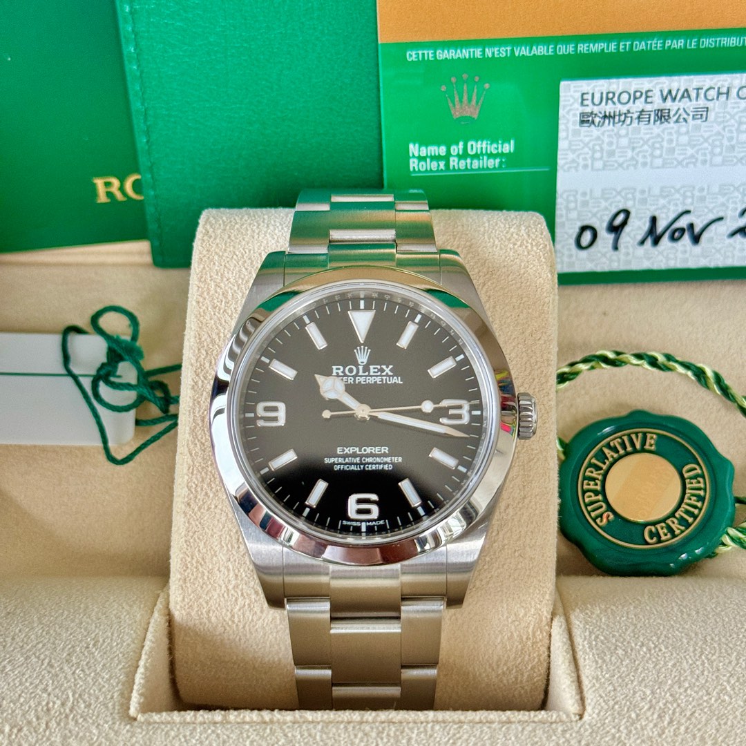Rolex Explorer 1 39mm Mark 2, Luxury, Watches on Carousell