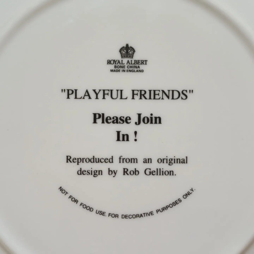 Royal Albert Playful Friends, Furniture & Home Living, Home Decor, Wall ...