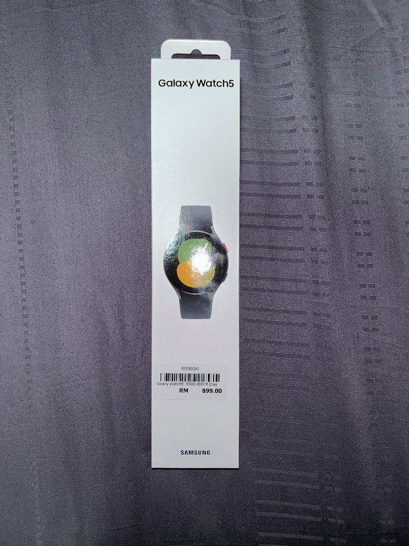 Samsung Galaxy Watch5 40mm Bluetooth Wi-fi GPS Graphite BNIB Sealed ...
