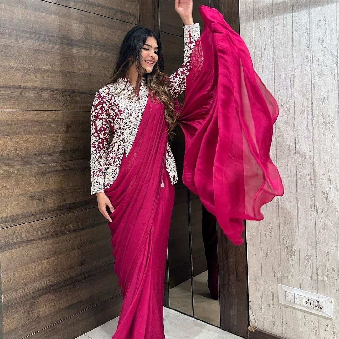 Saree with koti, Women's Fashion, Dresses & Sets, Traditional & Ethnic ...