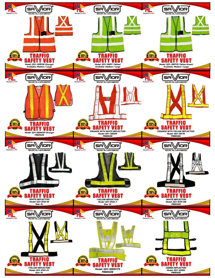 Savior Traffic Safety Vest / Reflectorized Vest, Commercial ...