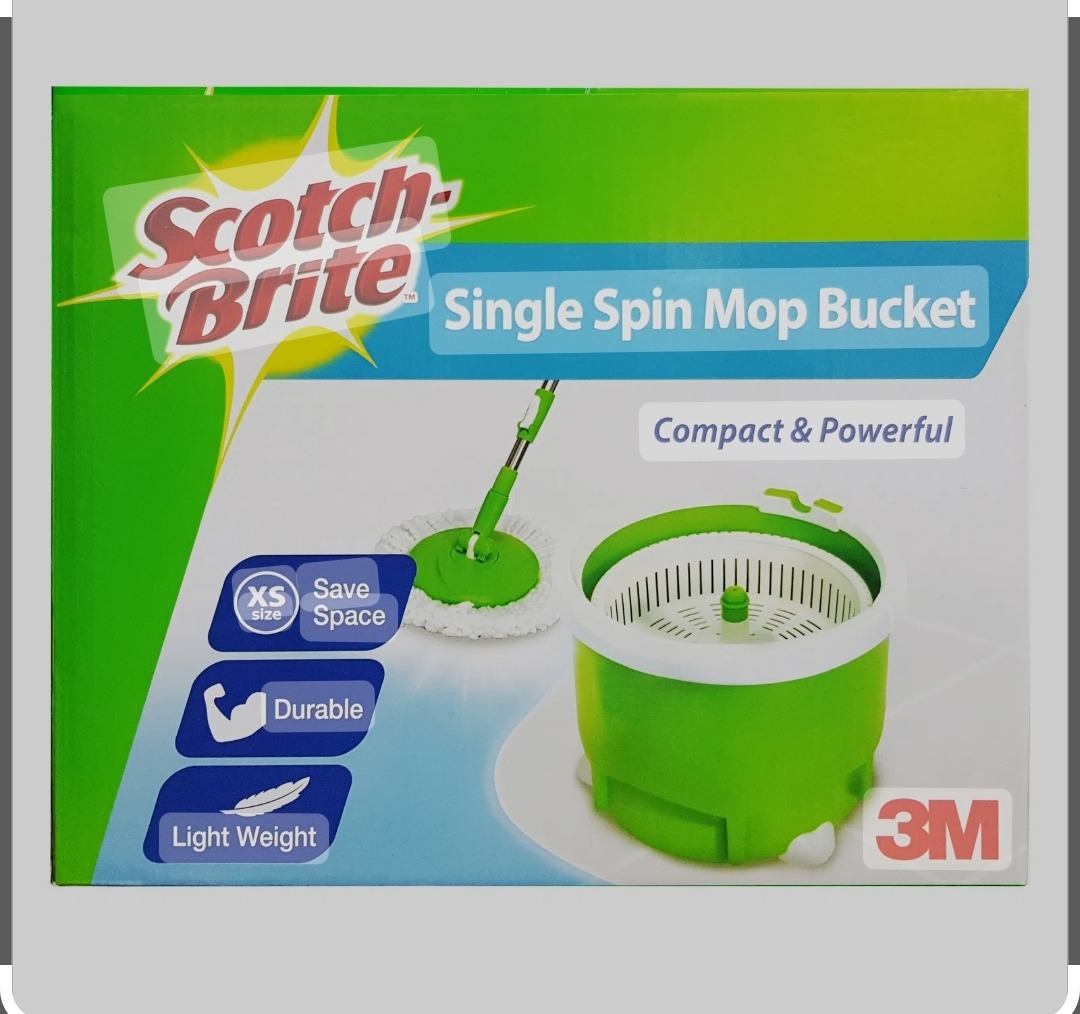 Scotch Brite spin mop, Furniture & Home Living, Cleaning & Homecare ...