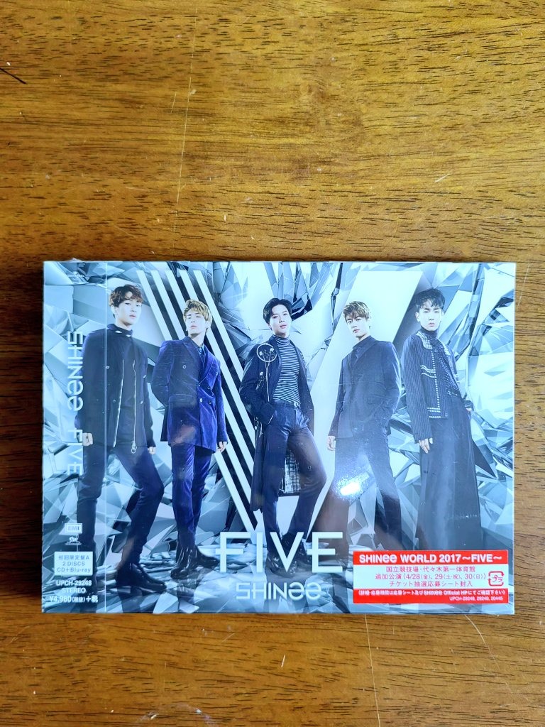 Sealed SHINee FIVE Limited Edition album (Blu-ray), Hobbies & Toys ...