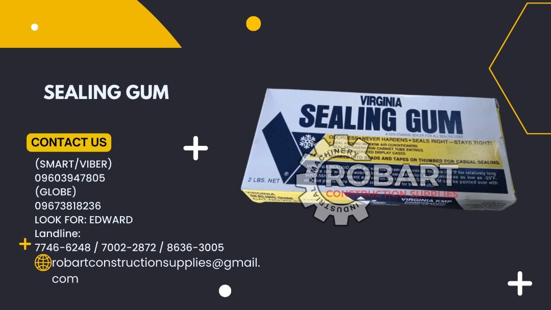 SEALING GUM, Commercial & Industrial, Construction & Building Materials ...
