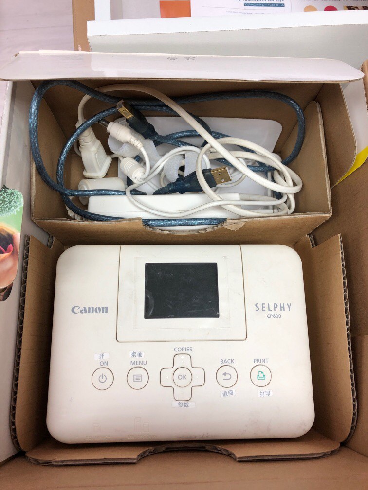 Canon SELPHY CP800 Compact Photo Printer 小型照片打印機, 電腦＆科技, 打印機及影印機 ...