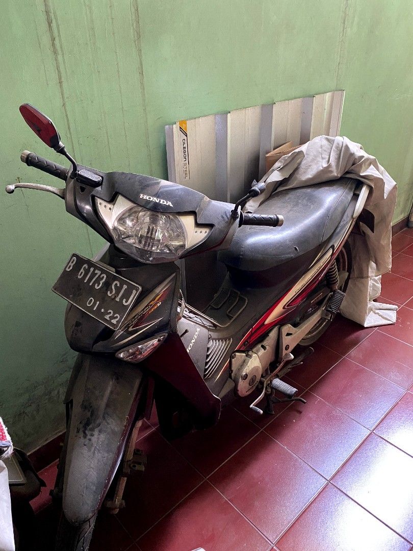 Sepeda Motor Honda Supra X 125 D 2007 Supra-X Hitam Minus Pajak, Motor ...