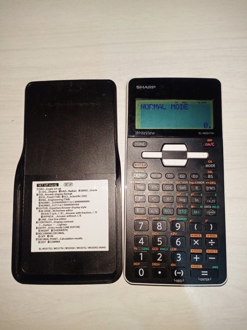 Sharp EL-W531TH, Hobbies & Toys, Stationary & Craft, Stationery ...