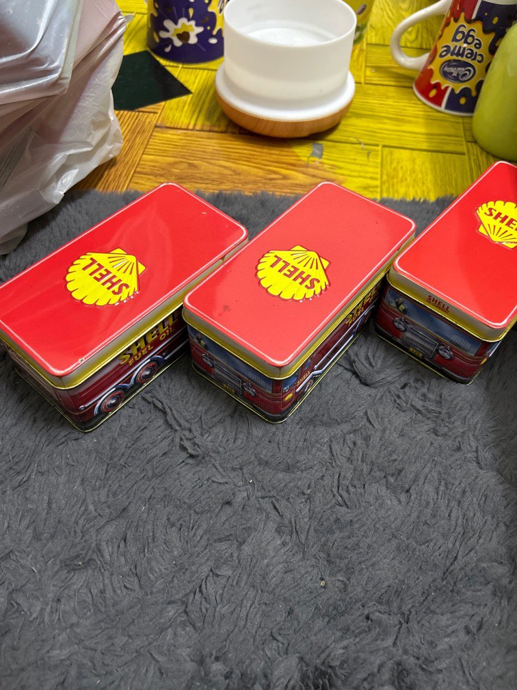 Shell 125Years Memorabilia Tin Box, Hobbies & Toys, Collectibles ...