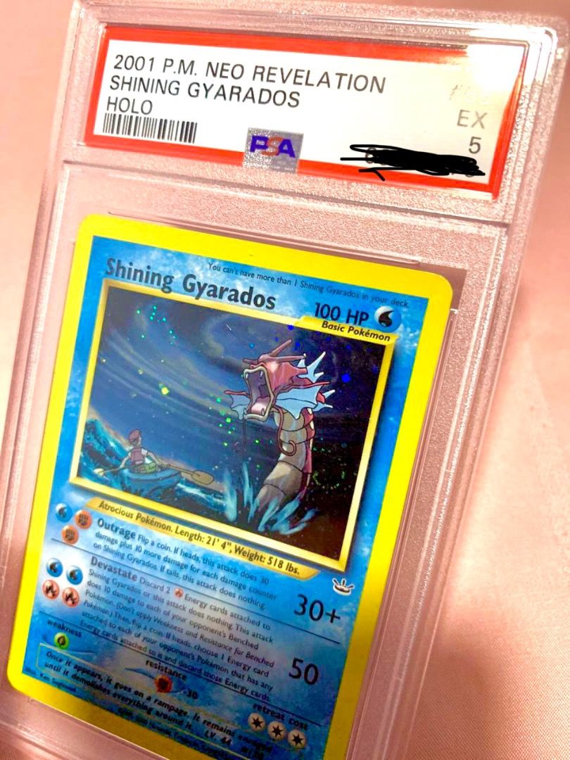 Shining Gyarados Neo Revelation with Swirl PSA 5, Hobbies & Toys, Toys & Games on Carousell