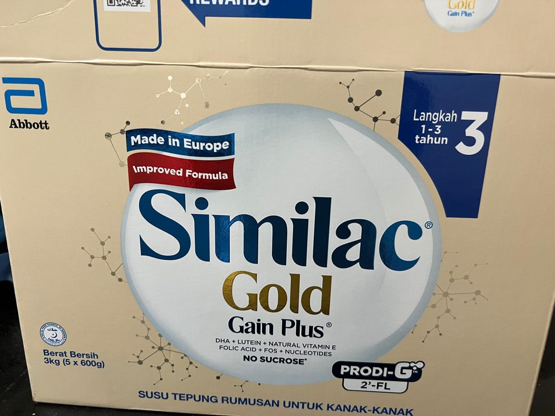 Similac Gold Gain Plus Stage 3, Babies & Kids, Nursing & Feeding ...