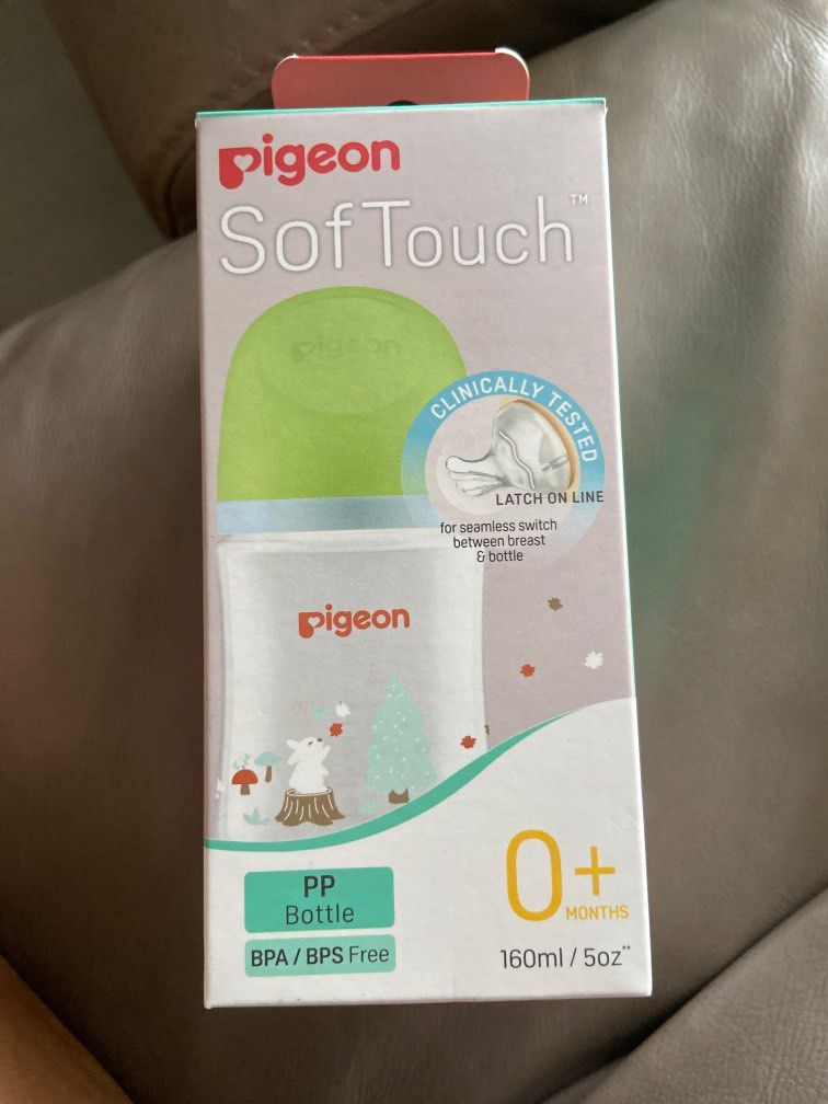 Soft touch Pigeon Bottle, Babies & Kids, Nursing & Feeding, Breastfeeding & Bottle Feeding on ...
