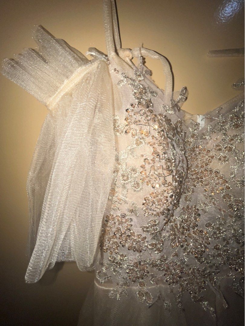 Sparkly/Glittery Evening gown/Bridesmaids dress, Women's Fashion ...