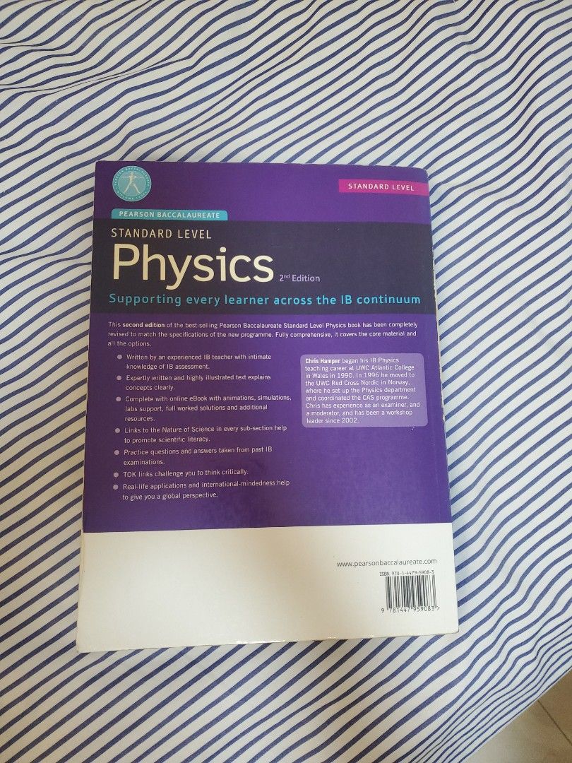 Standard level Physics Pearson Baccalaureate, 興趣及遊戲, 書本 & 文具, 教科書 ... Standard level Physics Pearson Baccalaureate, 興趣及遊戲, 書本 & 文具, 教科書 ...