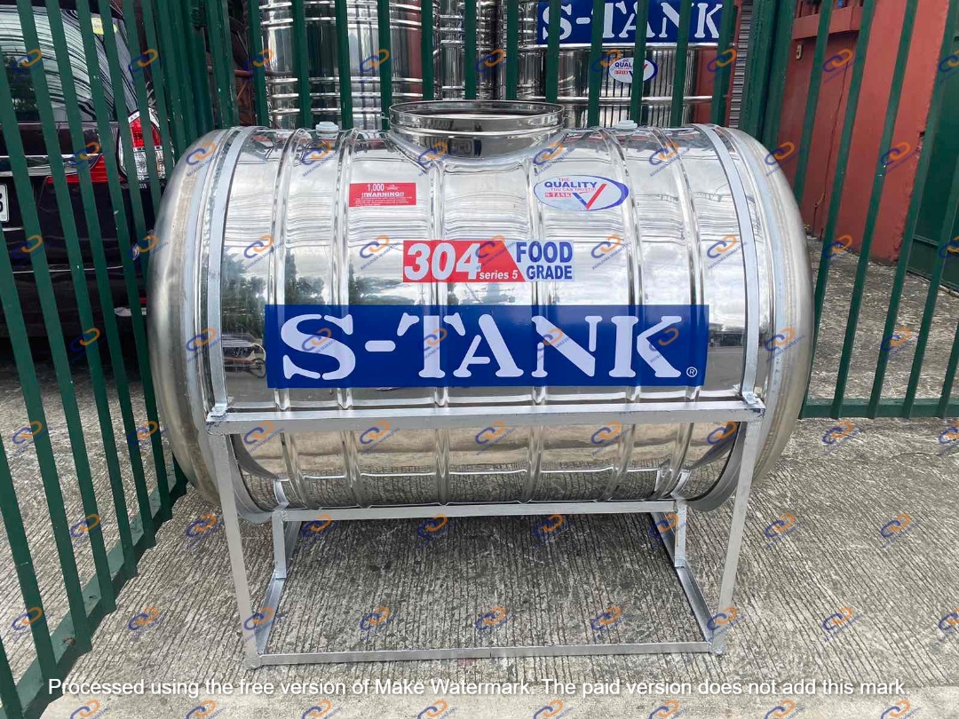 Stank Stainless Water Tank Horizontal 1000 Liters, Commercial ...