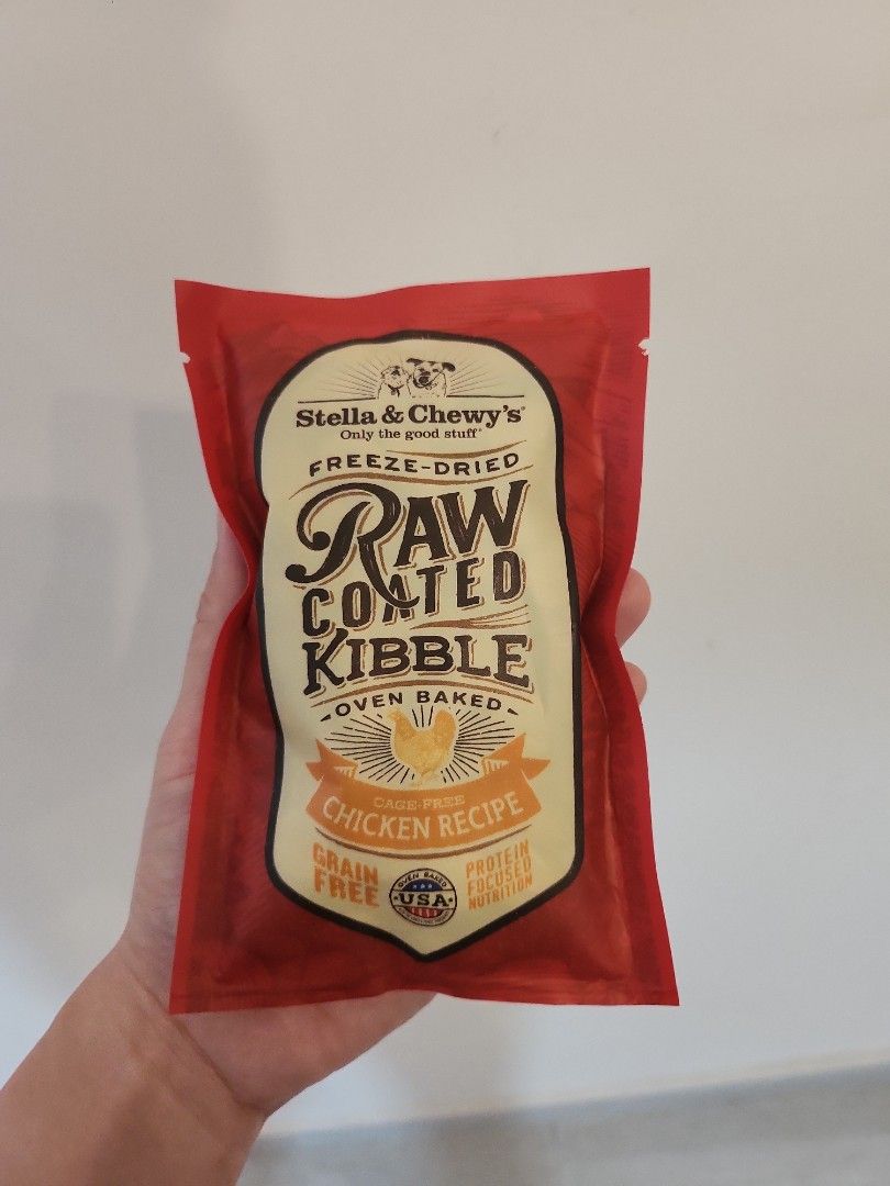Stella and Chewy's sample freeze dried raw coated kibble - chicken ...