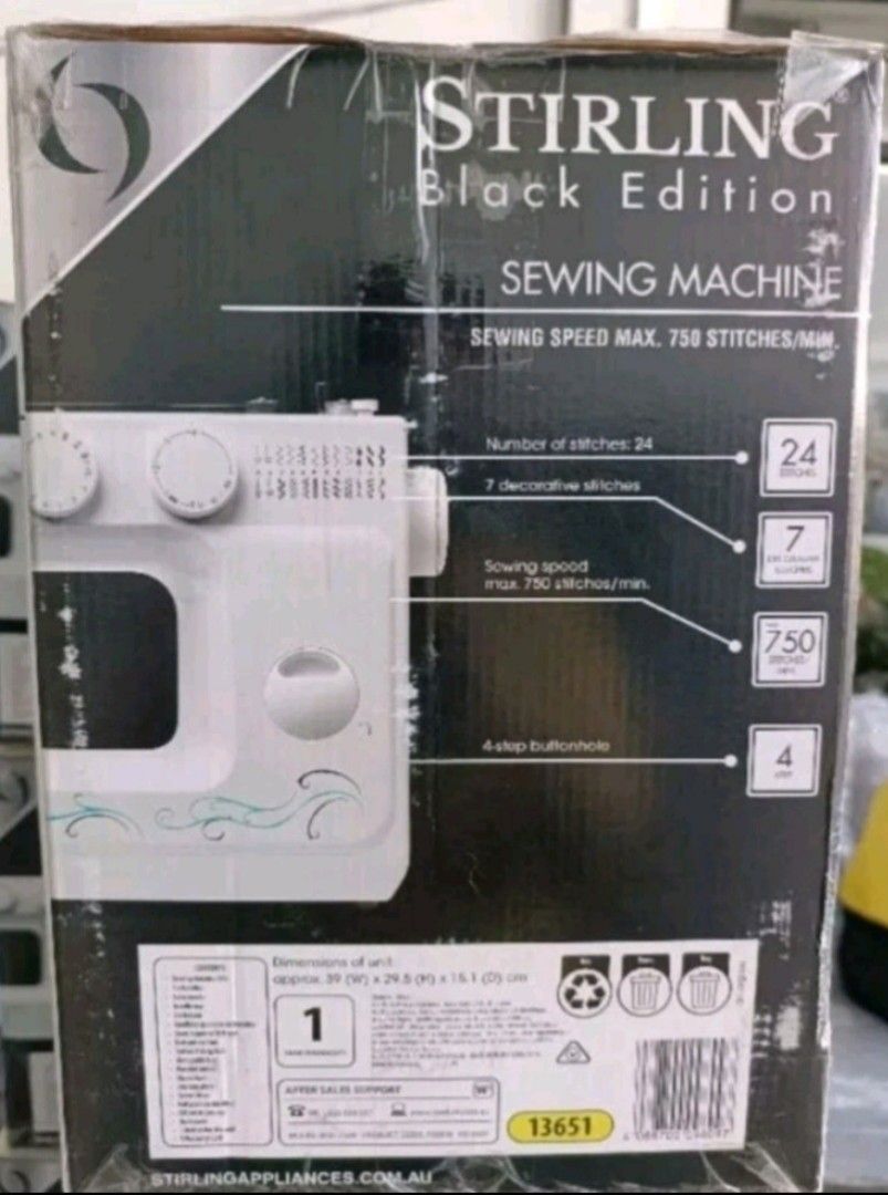 STIRLING Sewing Machine, Hobbies & Toys, Stationary & Craft, Craft ...