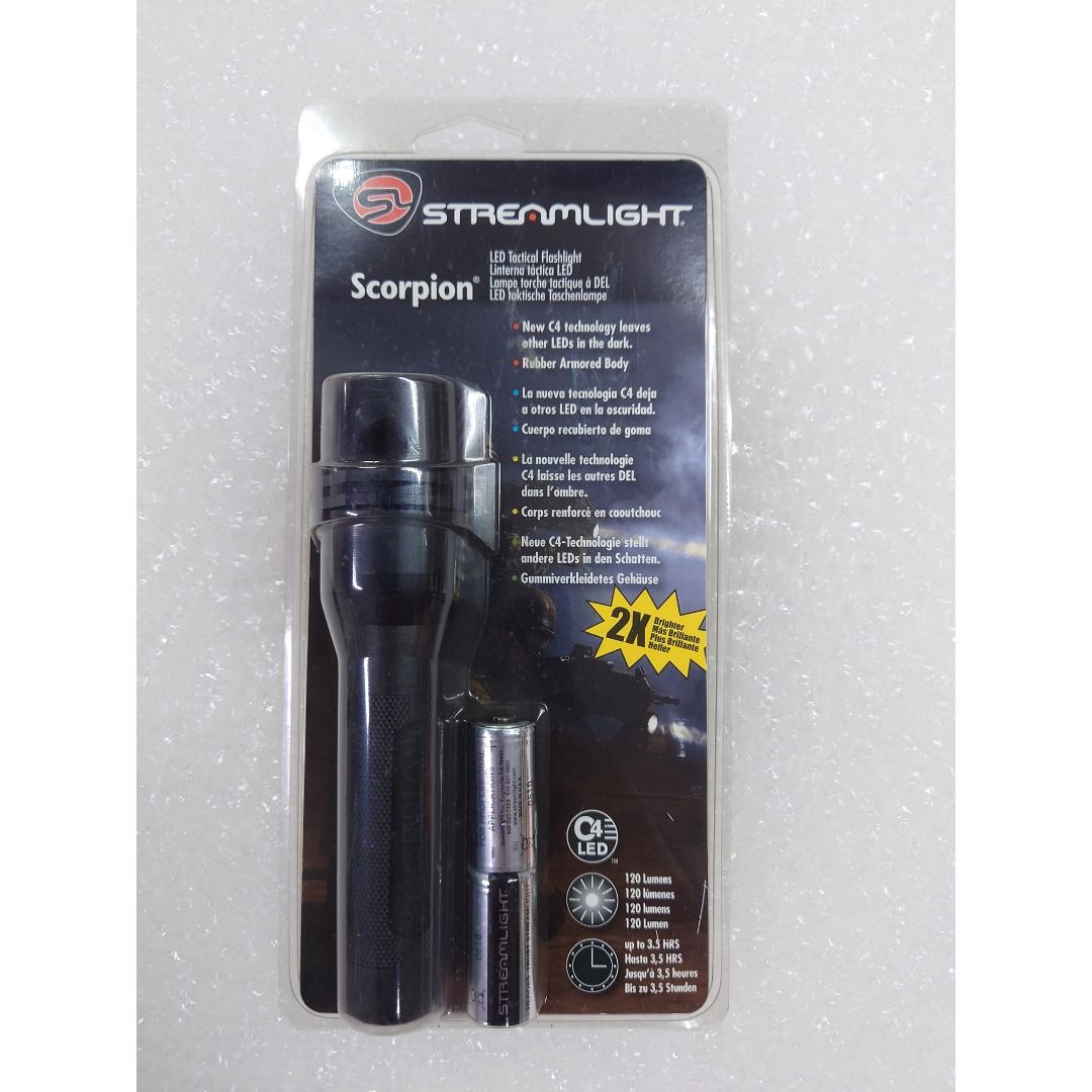 Streamlight Scorpion LED - 2 X CR123A - 160 lumens, Sports Equipment ...