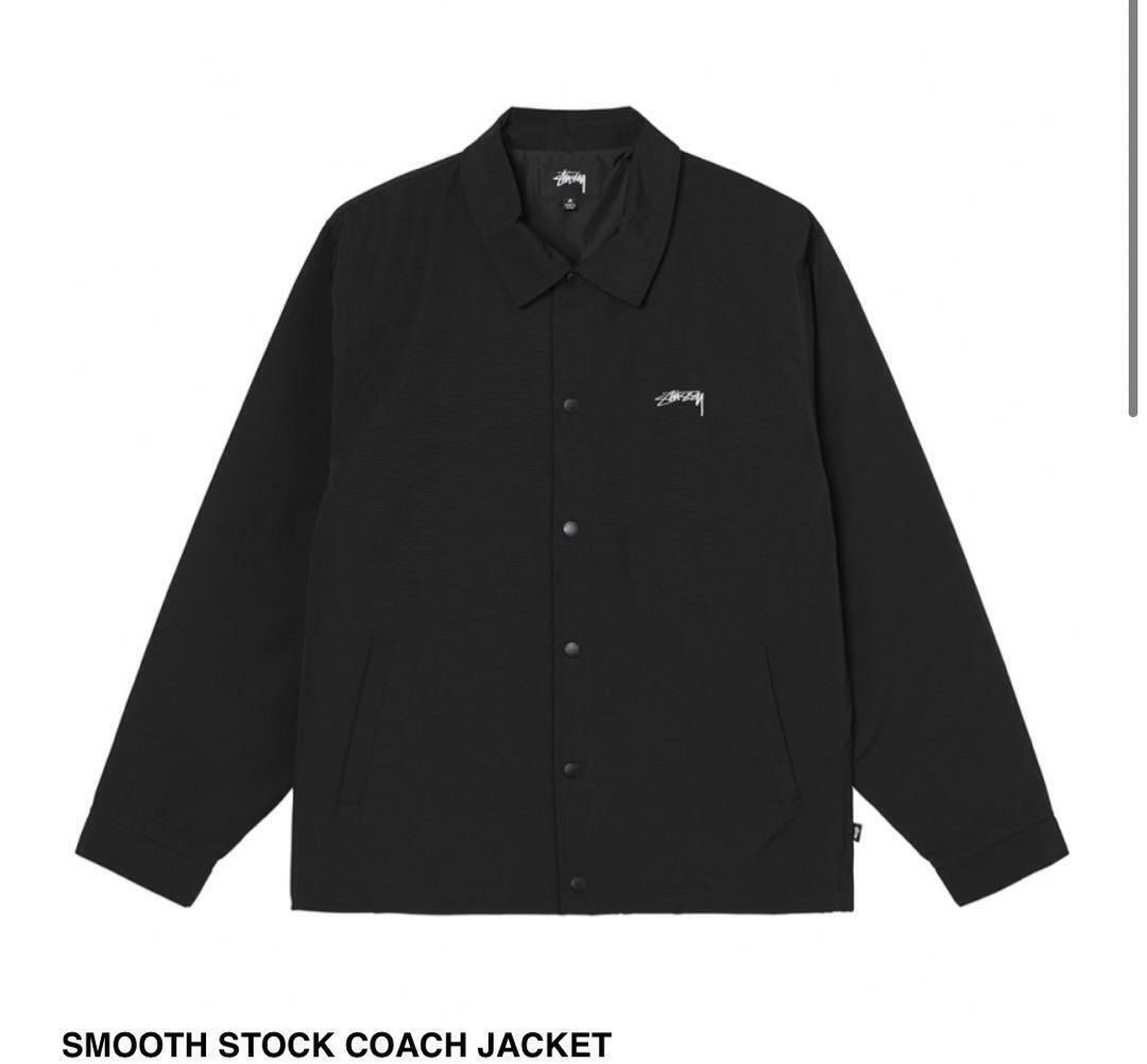 STUSSY Smooth Stock Coach Jacket Black Men, Men's Fashion, Coats ...