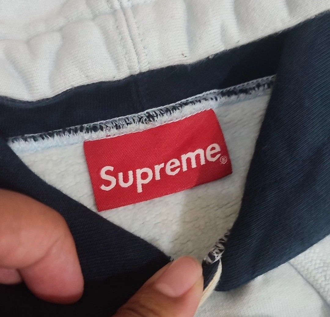 SUPREME EMBROIDERED CURSIVE SPELL HOODIE, Men's Fashion, Coats, Jackets ...