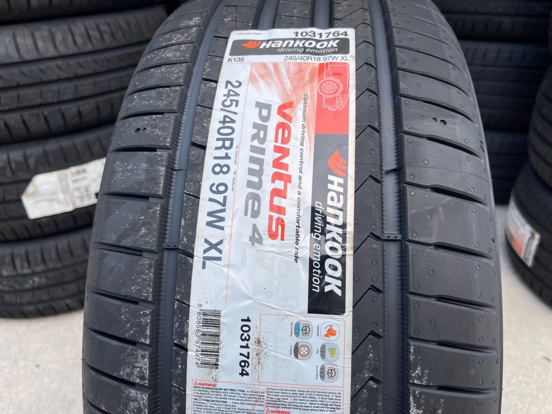 Tayar baru 245 40 18 hankook ventus prime4 2022 new tyres korea, Auto ...