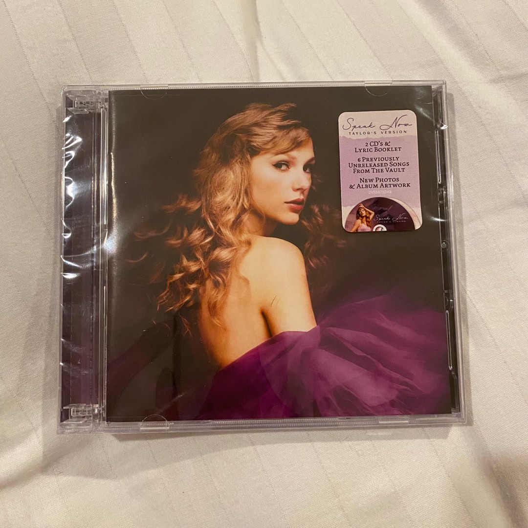 Taylor Swift Speak Now CD (Taylors Version), Hobbies & Toys, Music ...