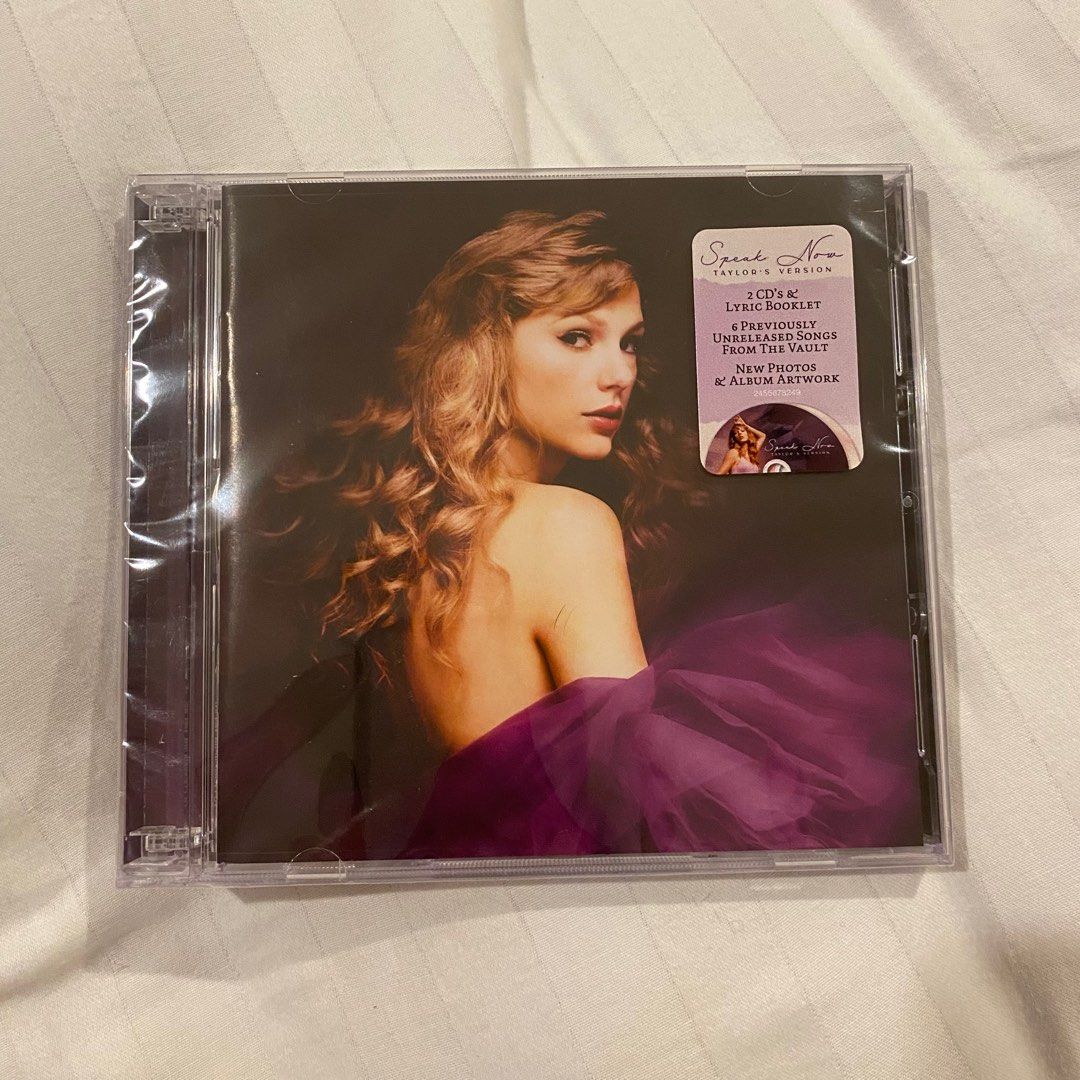 Taylor Swift Speak Now CD (Taylors Version), Hobbies & Toys, Music ...
