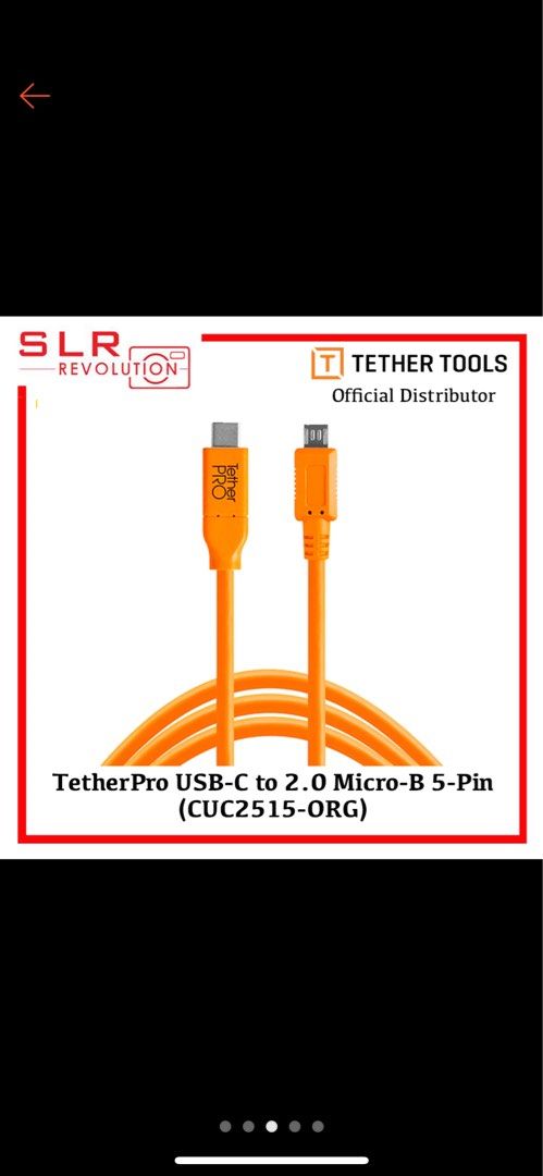 TetherPro USB-C to 2.0 Micro-B 5 Pin, Photography, Photography ...