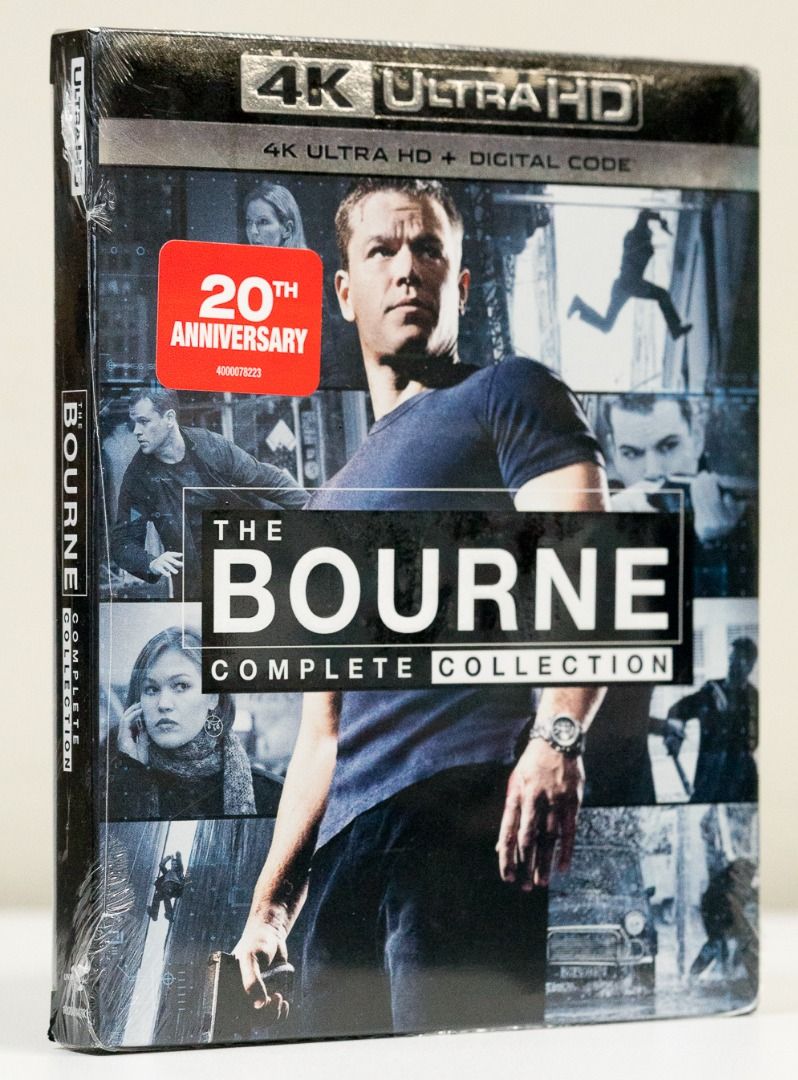 The Bourne Complete Collection 4K Blu-ray (20th Anniversary), Hobbies ...