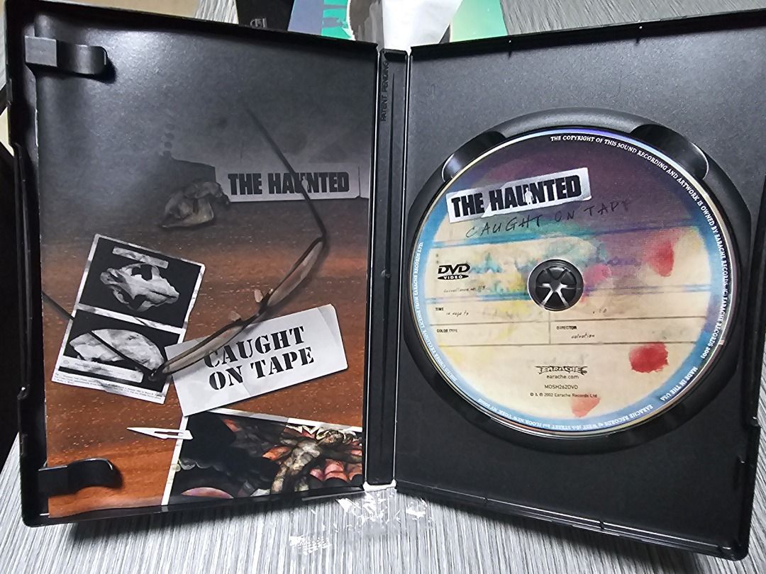 The Haunted DVD Caught on Tape Swedish Death Metal, Hobbies & Toys ...