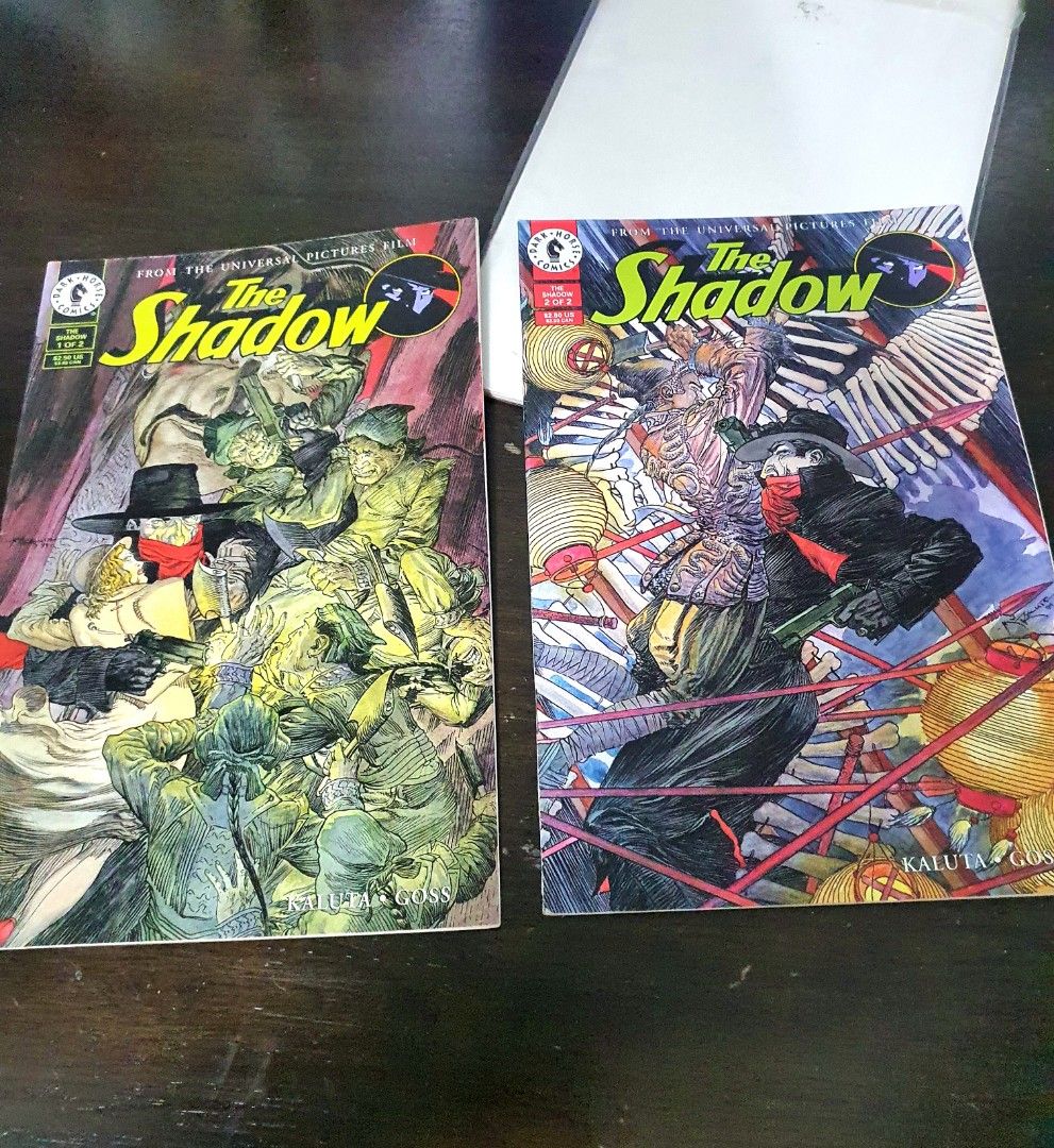 The Shadow Movie Adaptation #1&2(Complete)/ Dark Horse, Hobbies & Toys ...