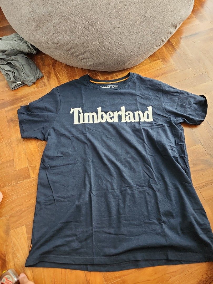Timberland Blue Tshirt, Men's Fashion, Tops & Sets, Tshirts & Polo ...