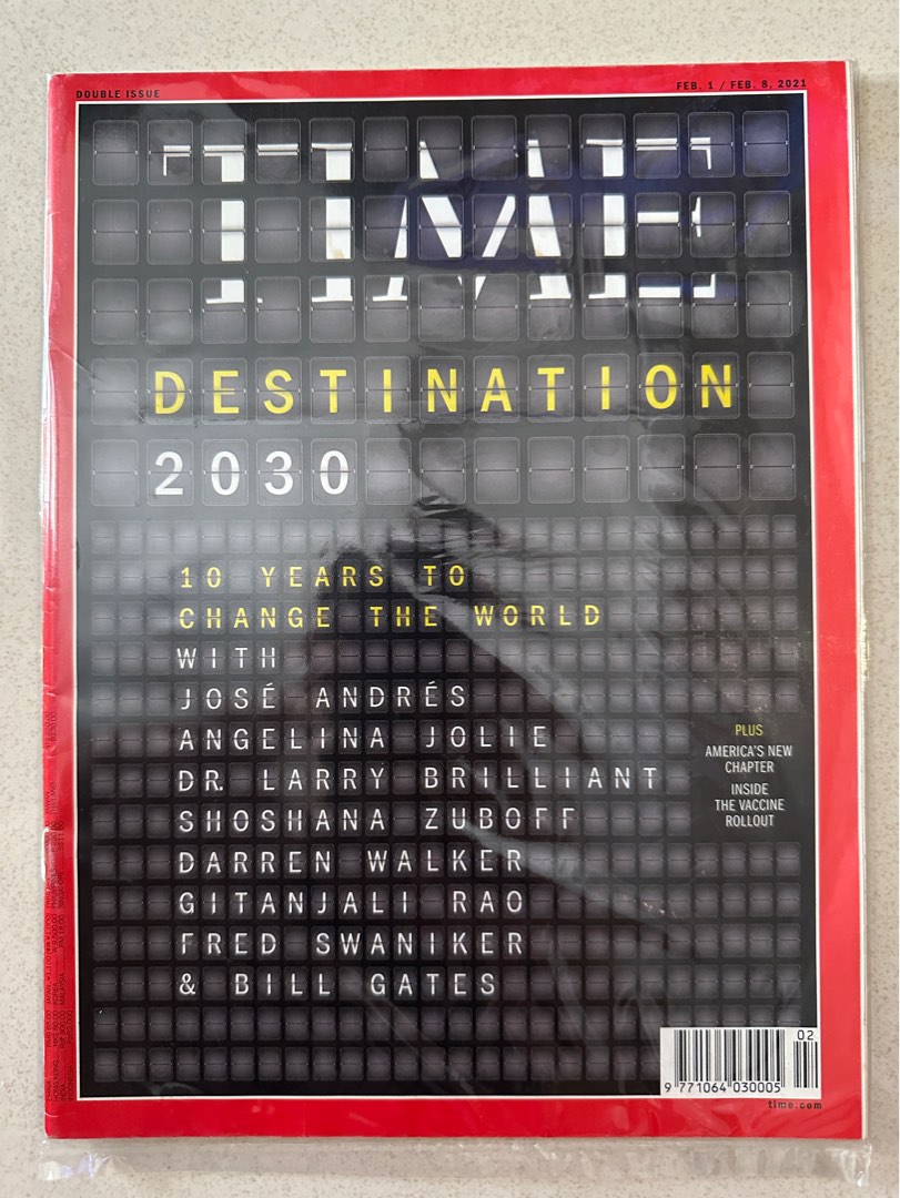 Time Magazine Feb 2021, Hobbies & Toys, Books & Magazines, Magazines on ...