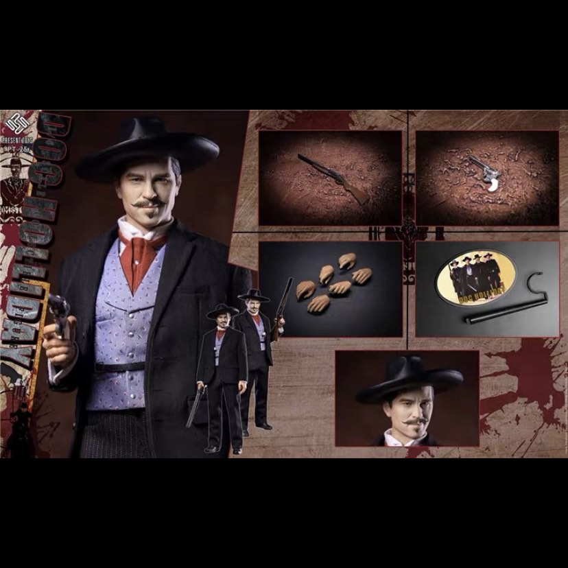 Tombstone Doc Holliday - 1/6 Scale Figure by Present Toys (compatible ...