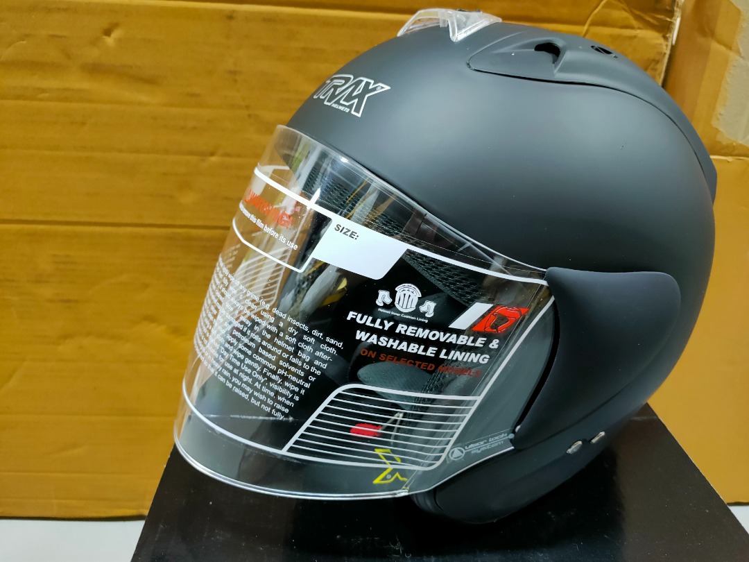 Trax TR03ZR Race ZR Matt Black (PSB Approved), Motorcycles, Motorcycle ...