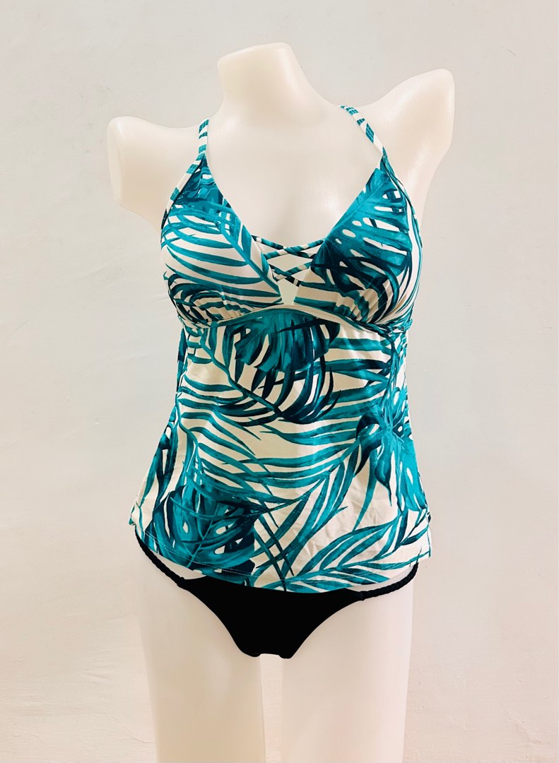 Tropical Design Tankini, Women's Fashion, Swimwear, Bikinis & Swimsuits ...