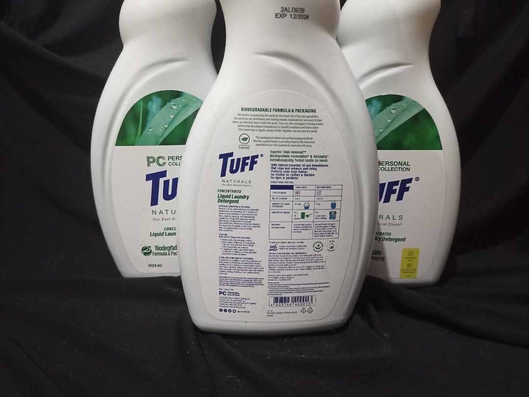 TUFF Liquid Laundry Detergent 1000ml | PC ONHAND, Furniture & Home ...