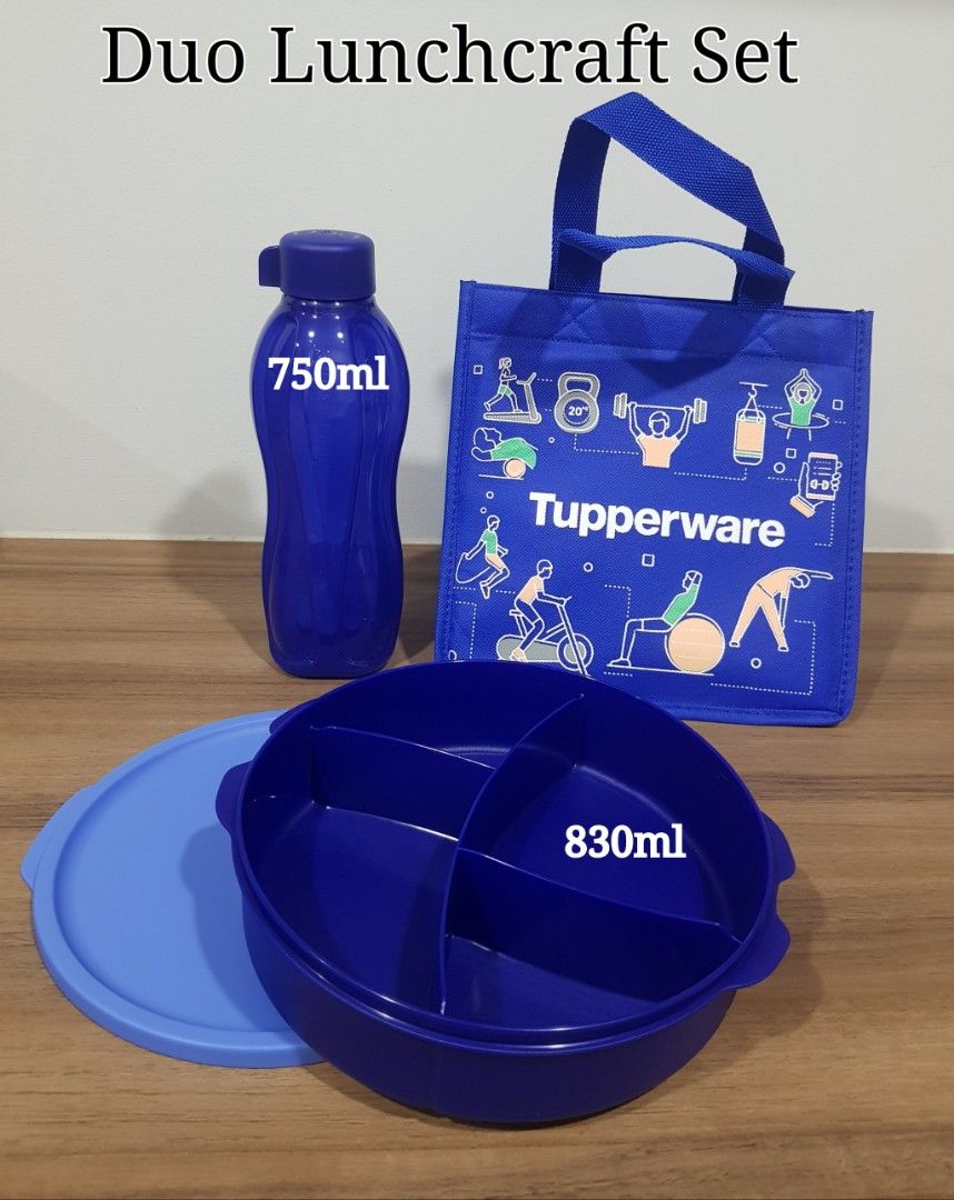Tupperware Duo Lunchcraft Set, Furniture & Home Living, Kitchenware ...