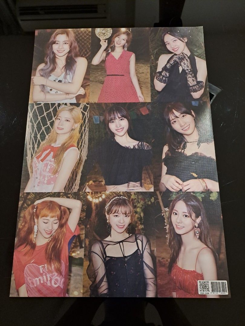 Twice poster (nayeon Jeongyeon Momo Sana Jihyo Mina Dahyun Chaeyoung Tzuyu), Hobbies & Toys ...