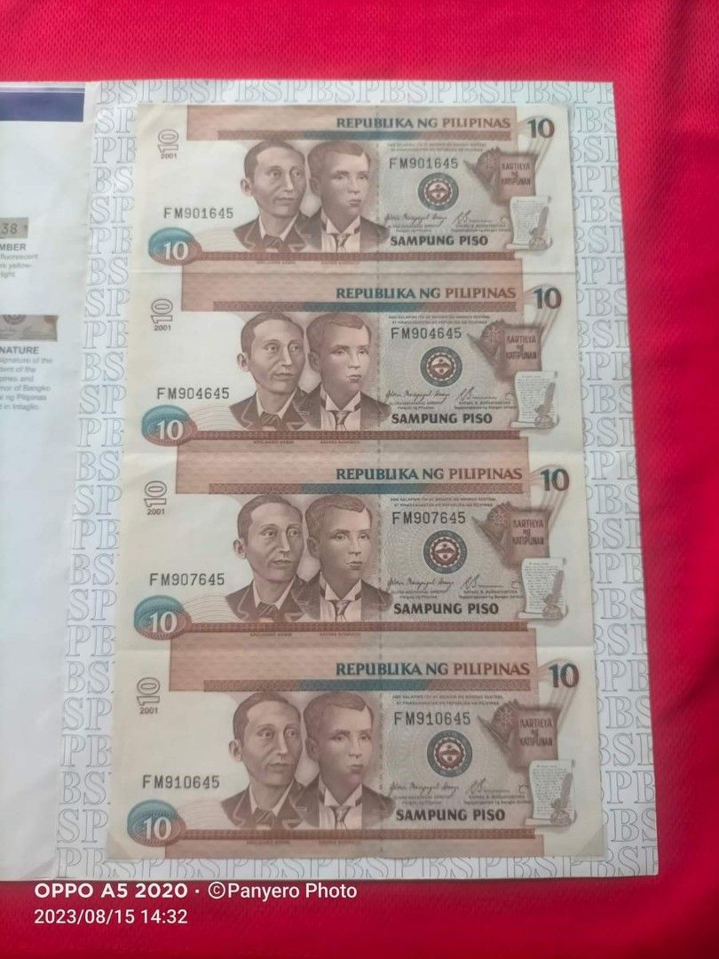 Uncut bills with folder, Hobbies & Toys, Memorabilia & Collectibles ...