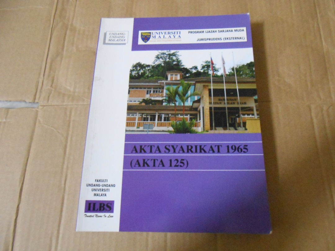 UNIVERSITI MALAYA AKTA SYARIKAT 1965 ( AKTA 125 ), Hobbies & Toys, Books & Magazines, Textbooks ...