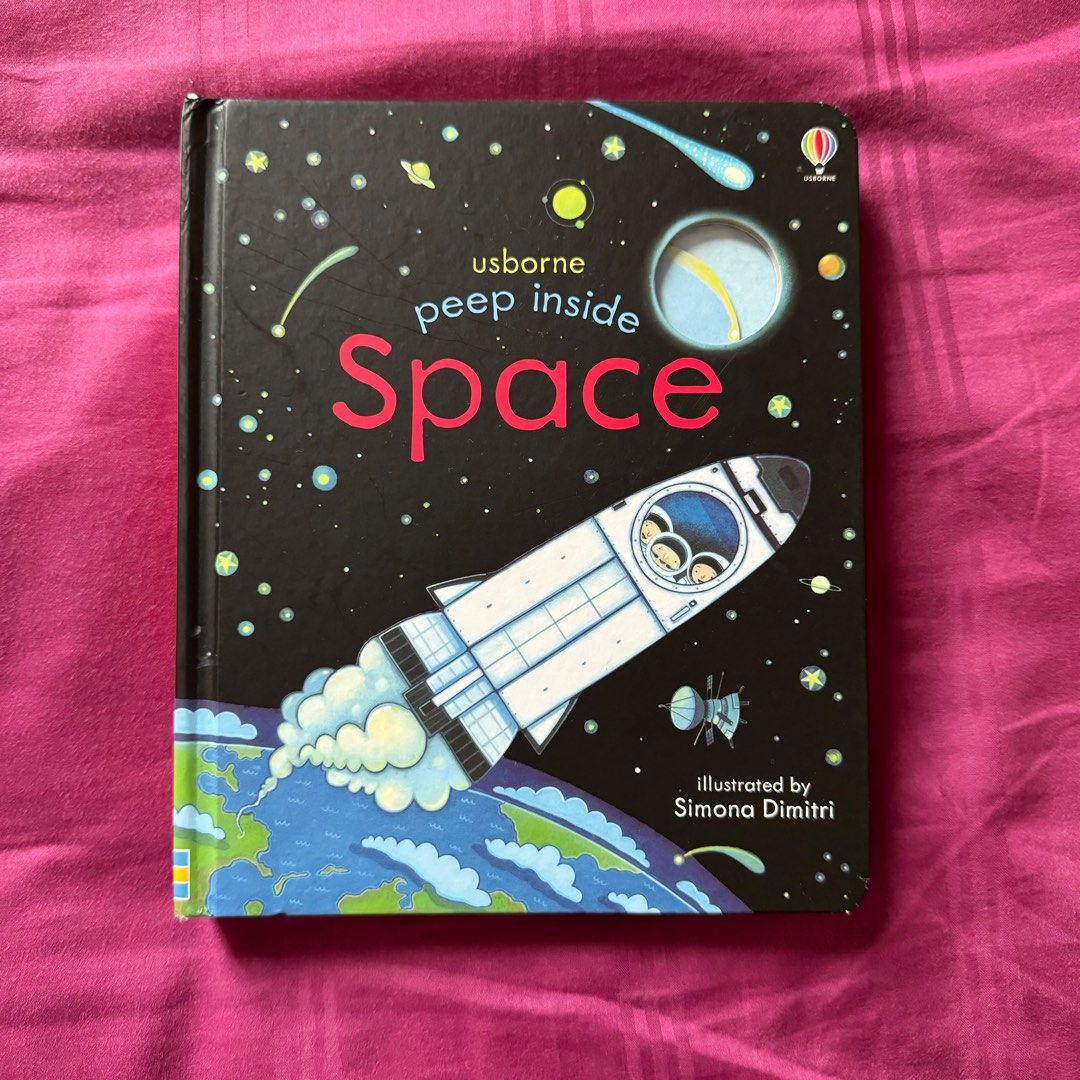 USBORNE Peep Inside Space, Hobbies & Toys, Books & Magazines, Children ...